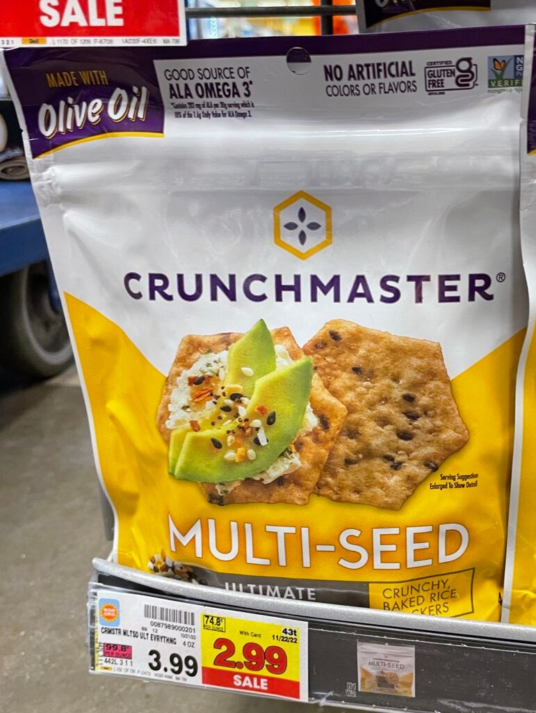 Crunchmaster Crackers as low as $1.24! - Kroger Krazy