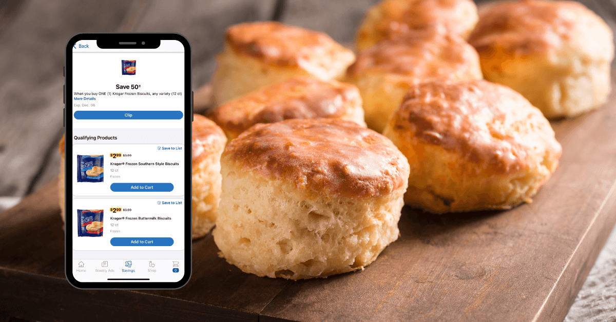 Kroger Frozen Biscuits ONLY $2.49! - Kroger Krazy