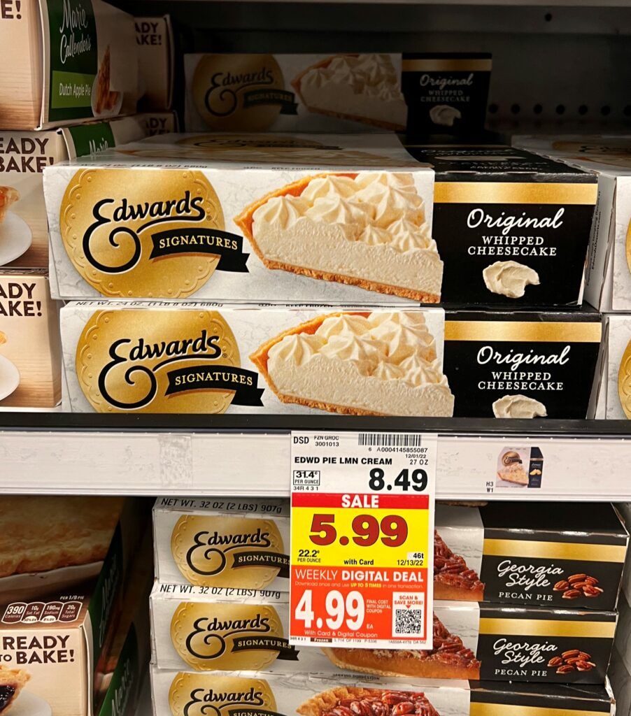 Marie Callender's & Edwards Pies as low as $4.99! - Kroger Krazy