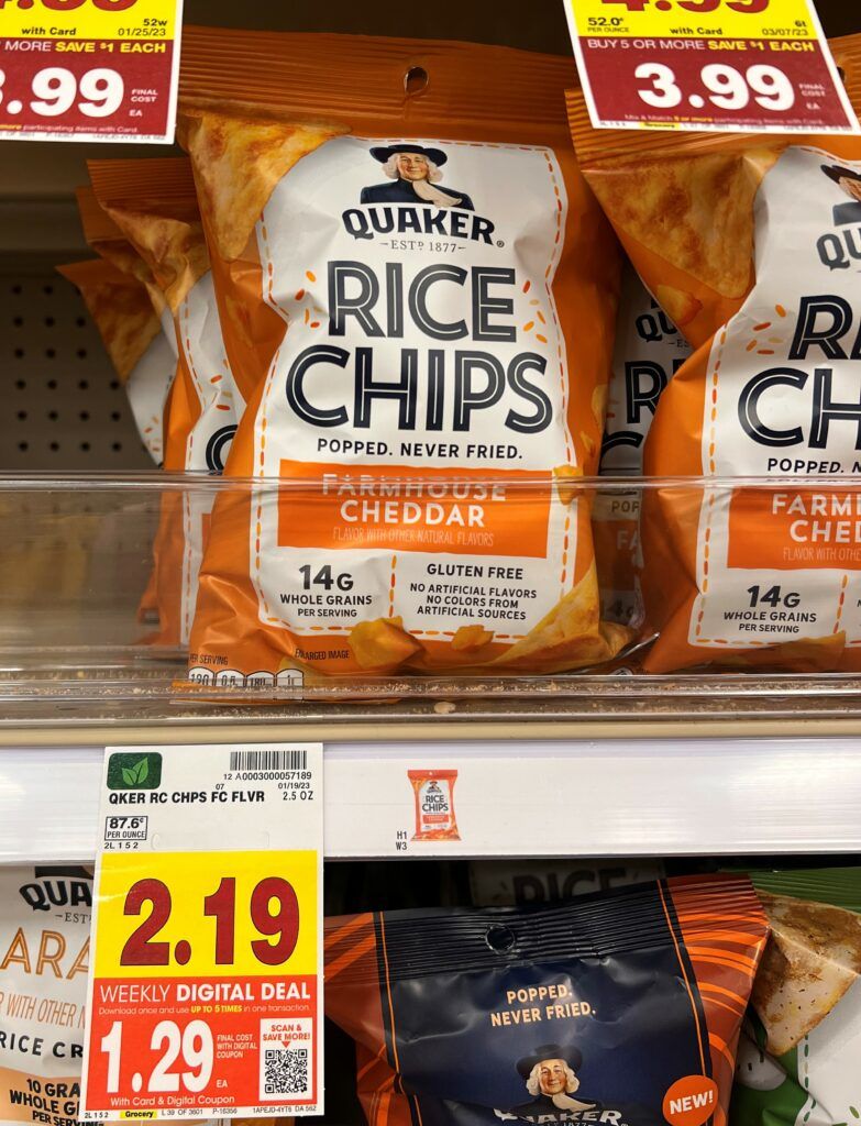 Quaker Popped, Rice Chips or Thins as low as $1.29! - Kroger Krazy