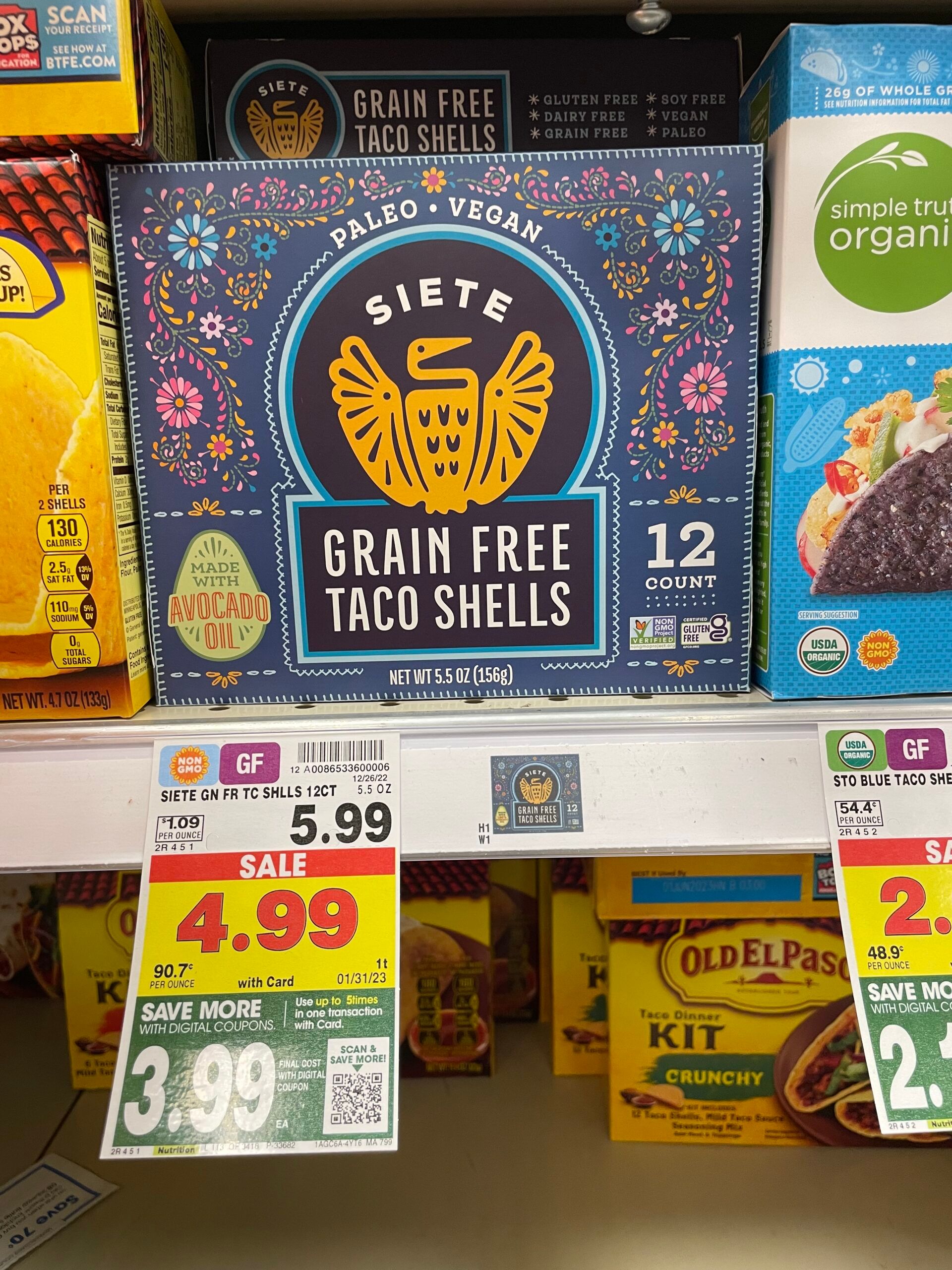 Siete Taco Shells as low as $2.24! - Kroger Krazy