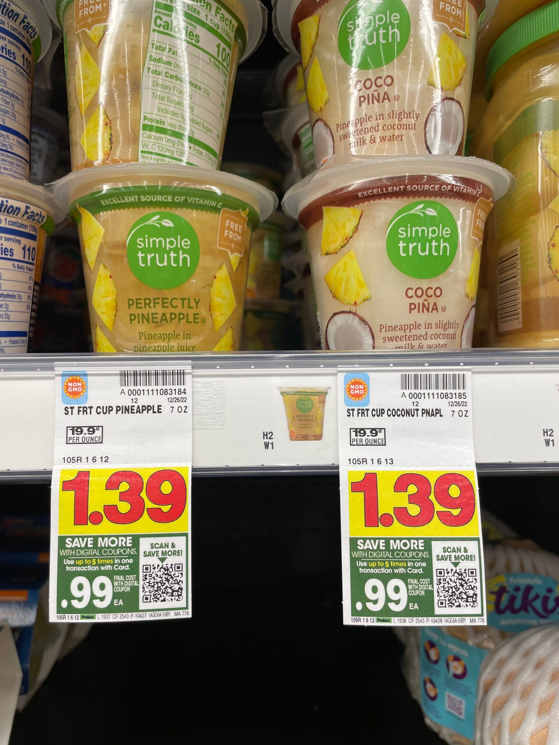 Simple Truth Fruit Cup as low as 99¢! - Kroger Krazy