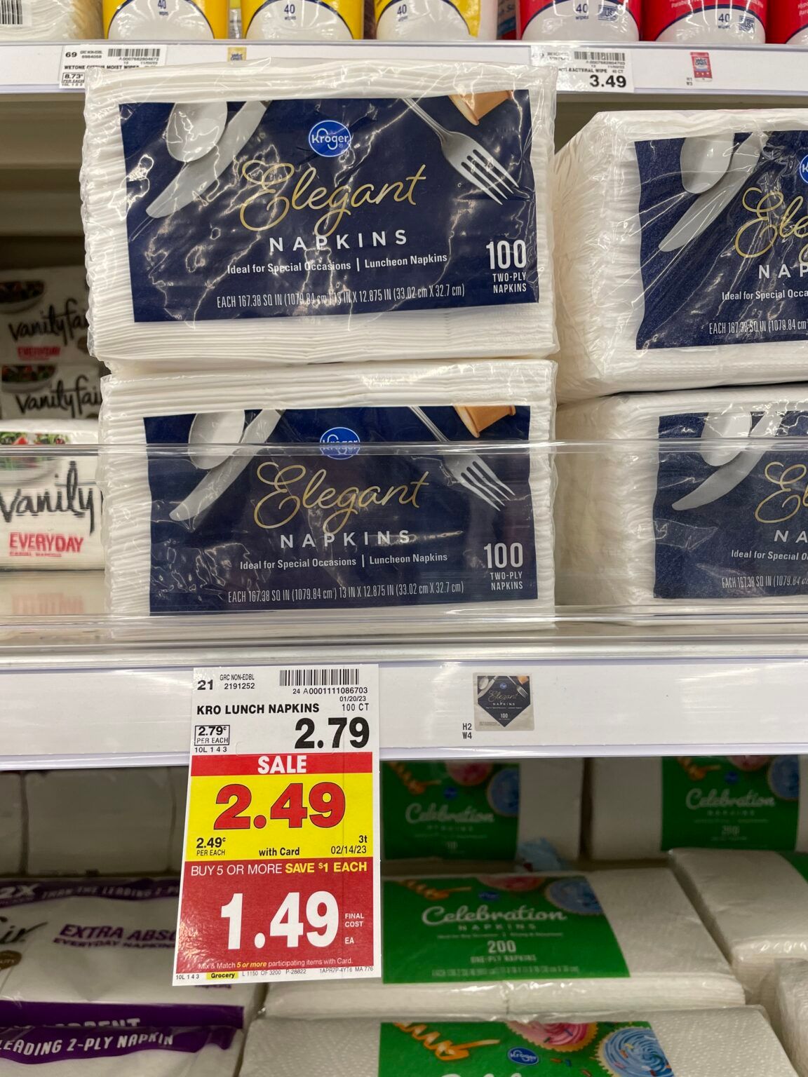 Kroger Elegant Napkins ONLY $1.49! - Kroger Krazy