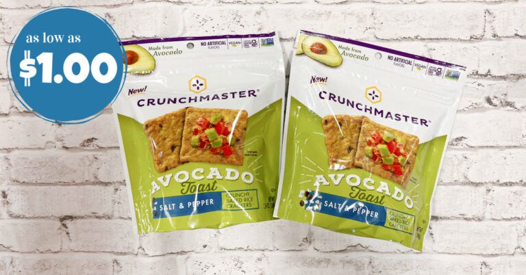 Crunchmaster Avocado Toast Crackers as low as $1.00! - Kroger Krazy