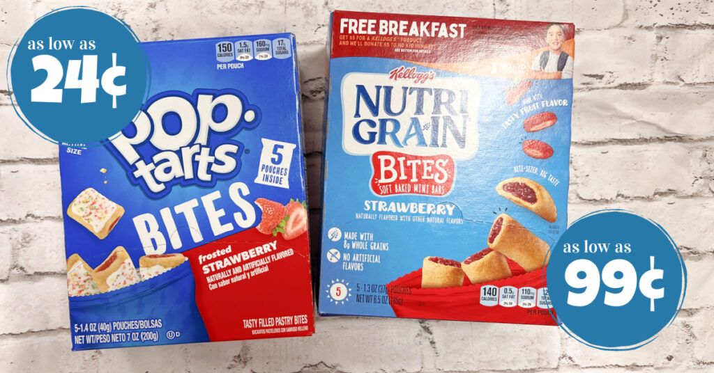Kellogg's Pop-Tart Bites are as low as 24¢! - Kroger Krazy