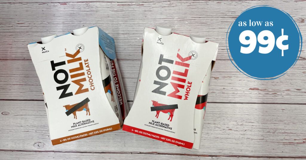 NotCo NotMilk as low as 99¢! - Kroger Krazy