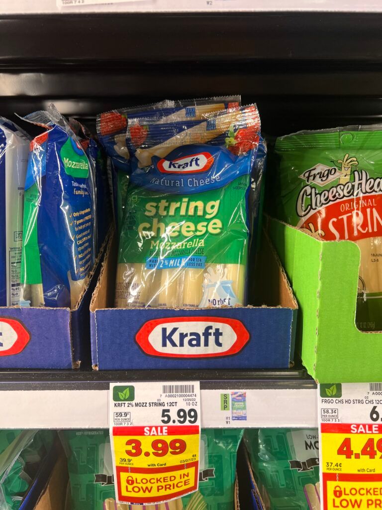 Kraft String Cheese as low as $3.24! - Kroger Krazy