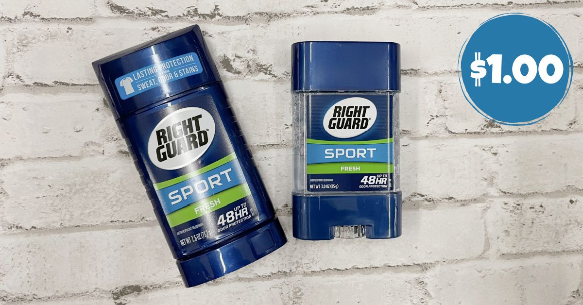 Right Guard Sport Deodorant ONLY $1.00! - Kroger Krazy