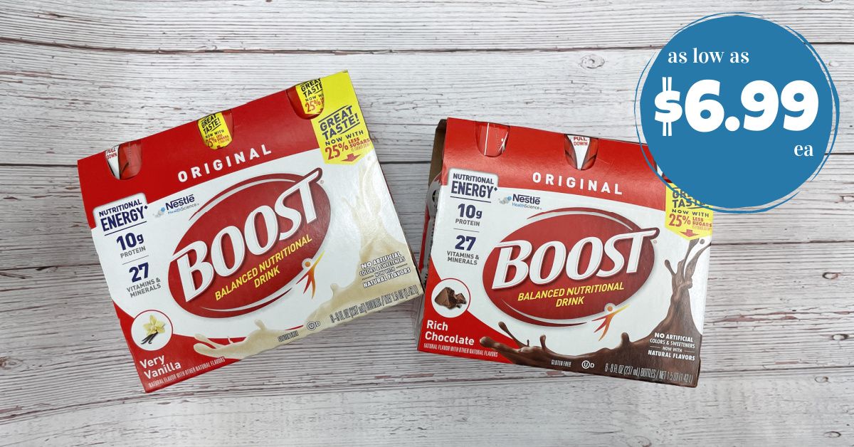 Boost Drinks as low as $6.99! - Kroger Krazy