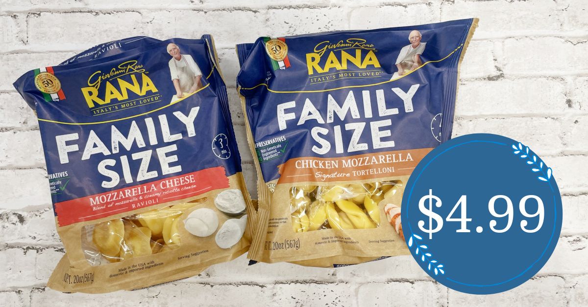 Rana Family Size Pasta is $4.99! - Kroger Krazy