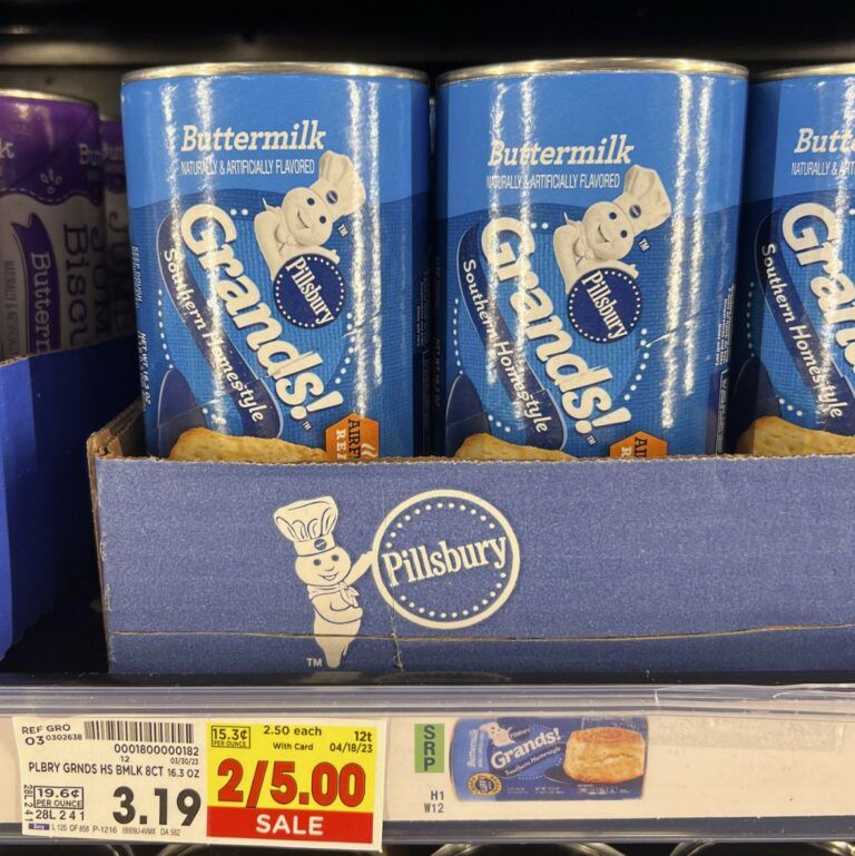 Pillsbury Refrigerated Biscuits, Crescents and Sweet Rolls are as low ...