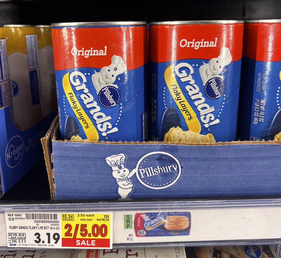Pillsbury Refrigerated Biscuits, Crescents and Sweet Rolls are as low ...