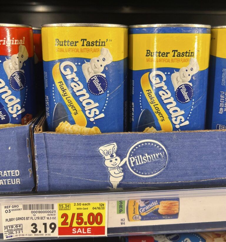 Pillsbury Refrigerated Biscuits, Crescents and Sweet Rolls are as low ...