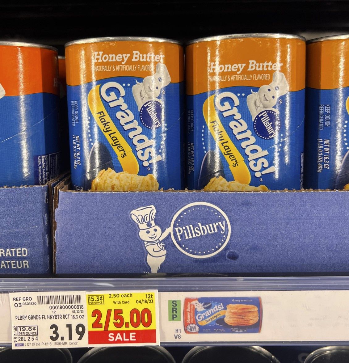 Pillsbury Refrigerated Biscuits, Crescents and Sweet Rolls are as low ...