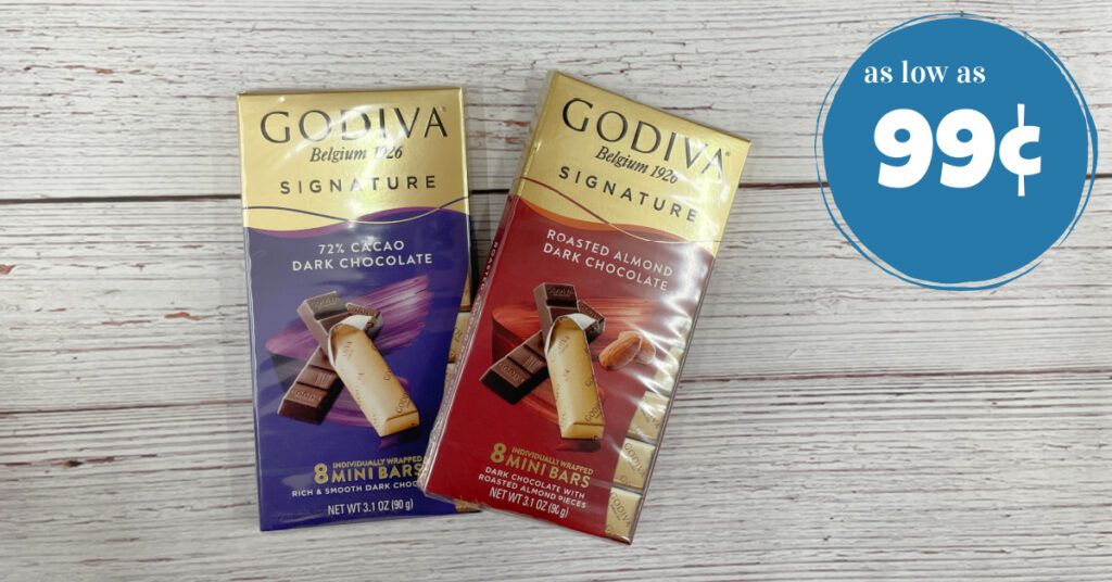 Godiva Mini Chocolate Bars as low as 99¢! - Kroger Krazy