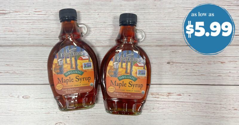 Coombs Maple Syrup as low as $5.99! - Kroger Krazy