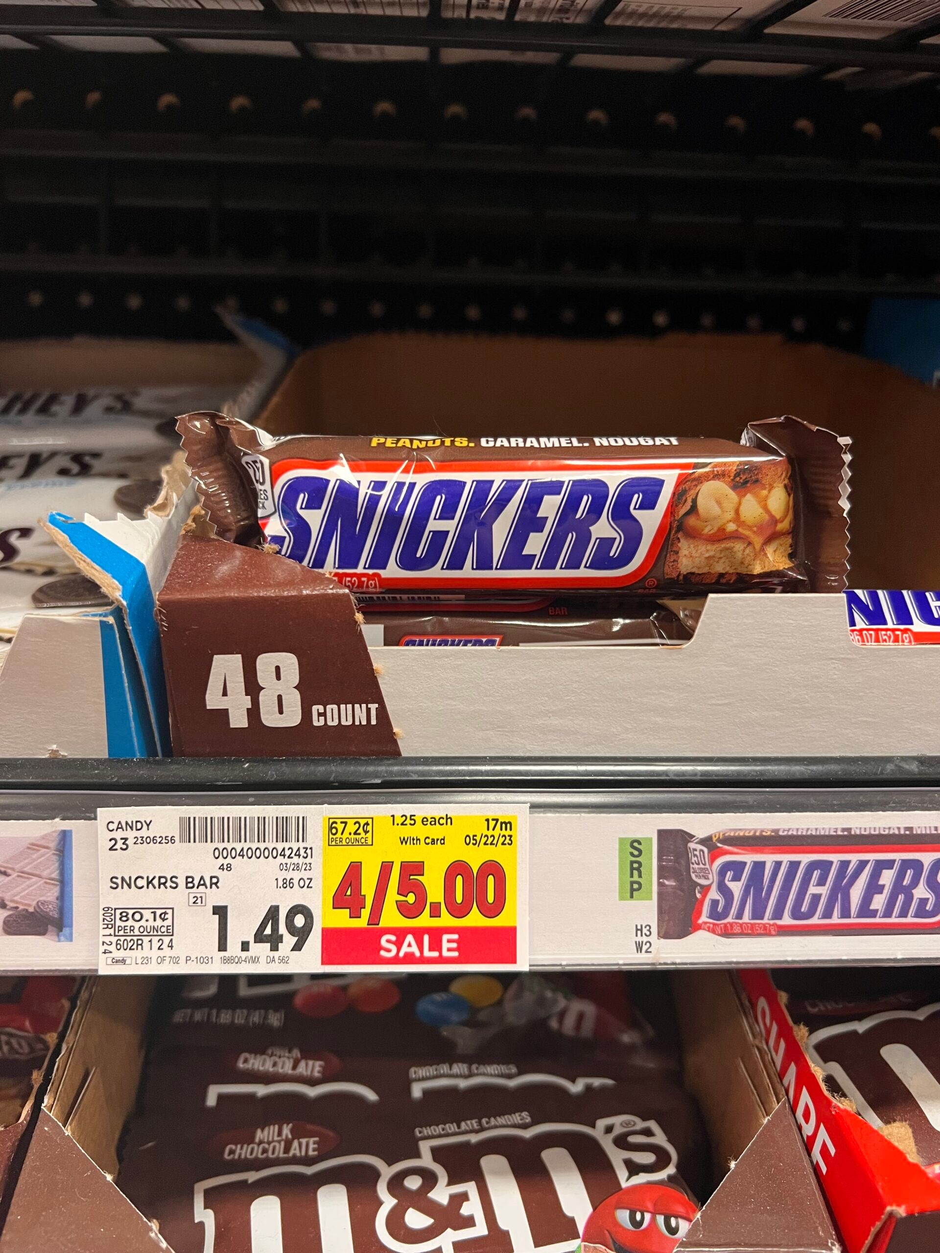 Snickers Singles as low as 75¢! - Kroger Krazy
