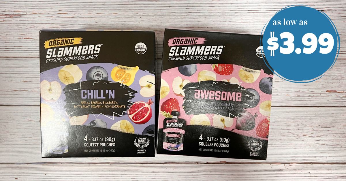 Go Gourmet Organic Slammers as low as $3.99! - Kroger Krazy