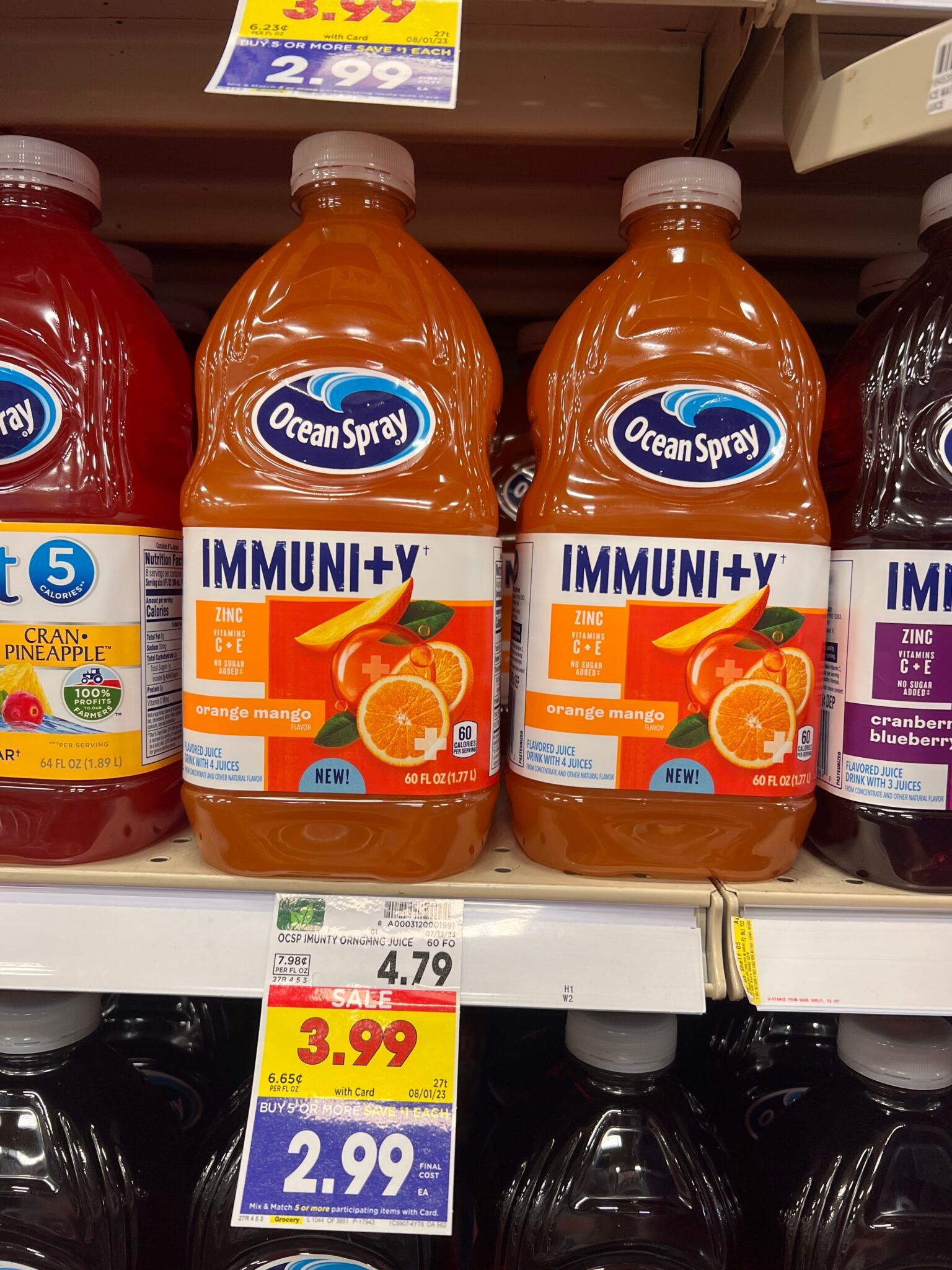 Ocean Spray Immunity or Revitalize as low as $1.49! - Kroger Krazy