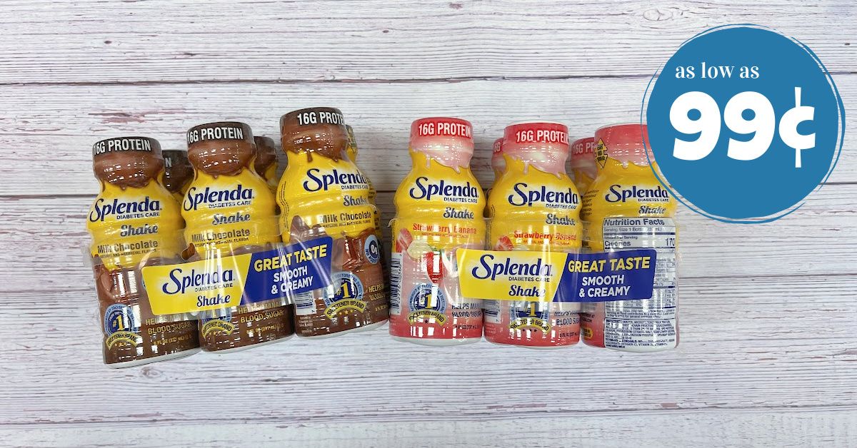 Splenda Diabetes Care Shakes as low as 99¢! - Kroger Krazy