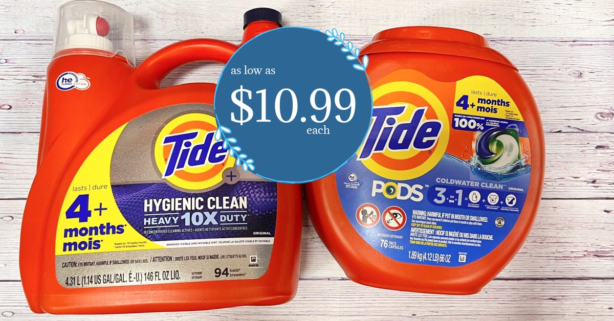 Tide Laundry Detergents are as low as $10.99 at Kroger!! - Kroger Krazy