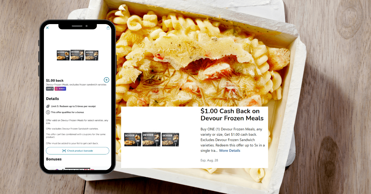 Devour Frozen Meals as low as 99¢! - Kroger Krazy