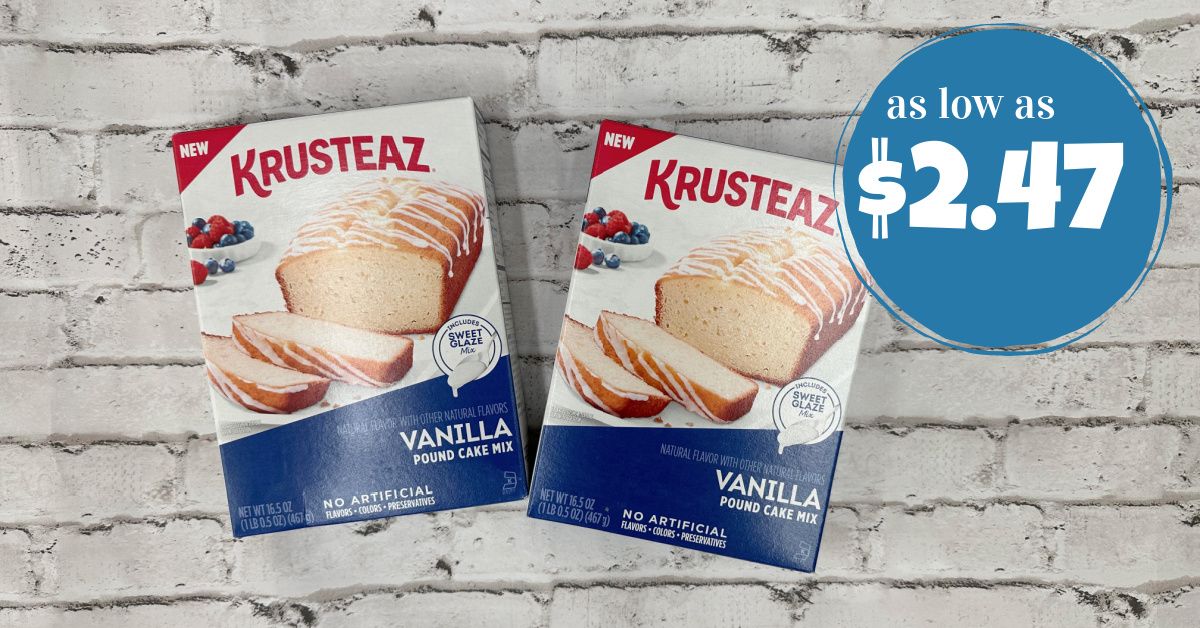 Krusteaz Vanilla Pound Cake as low as $2.47! - Kroger Krazy
