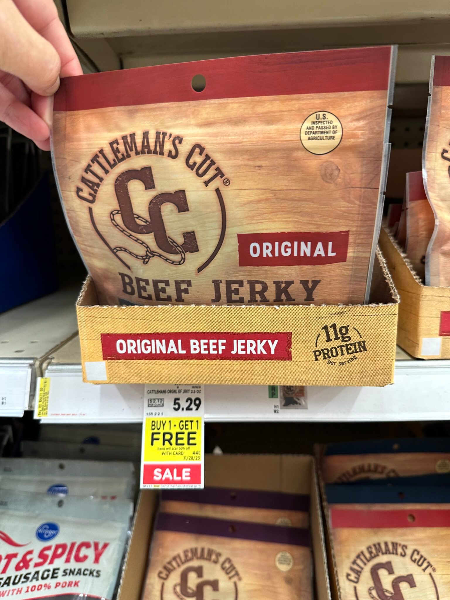 Cattleman Jerky is B1G1 FREE at Kroger! - Kroger Krazy