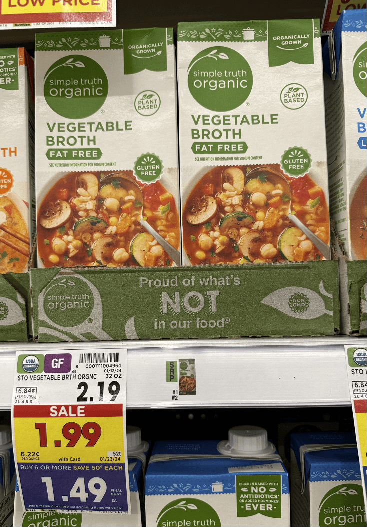Simple Truth Organic Broths as low as $1.49! - Kroger Krazy