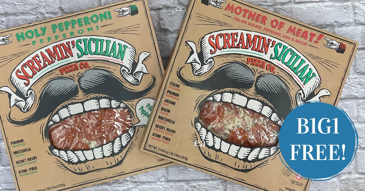 Screamin' Sicilian Pizzas are B1G1 FREE at Kroger! - Kroger Krazy