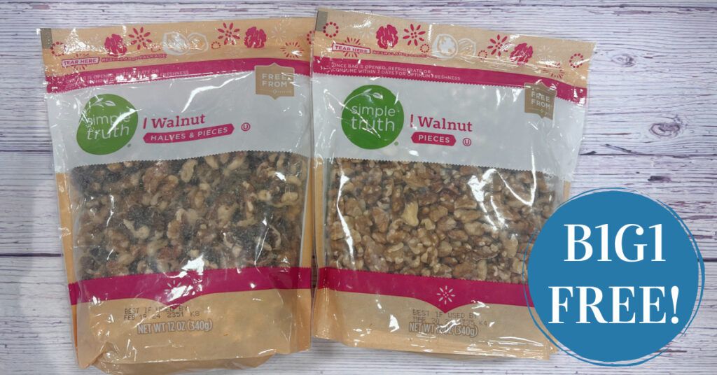 Simple Truth Walnuts are B1G1 FREE! - Kroger Krazy
