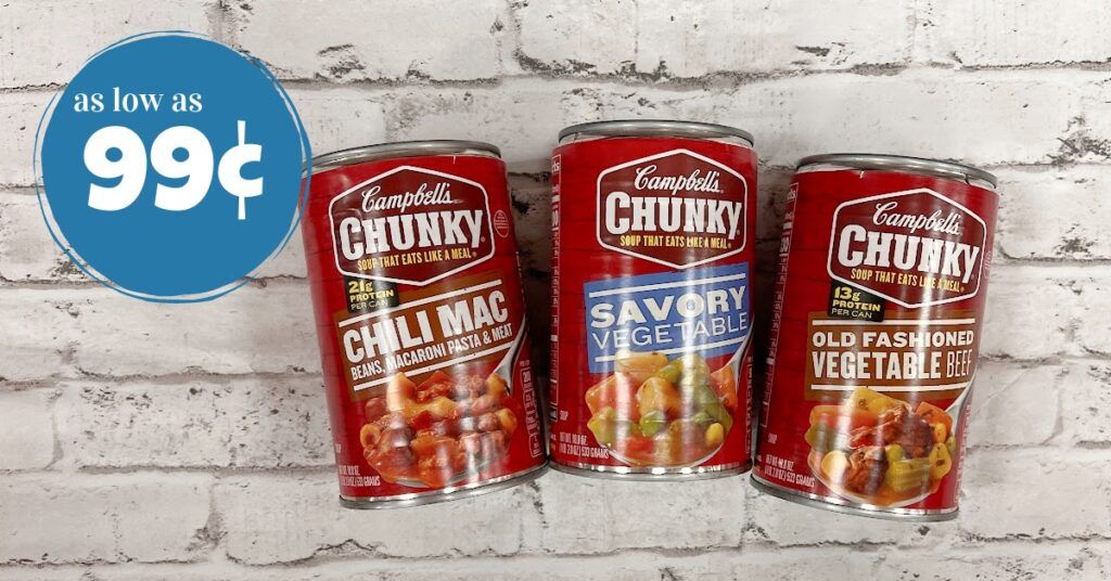 Campbell's Chunky Soup as low as 99¢! - Kroger Krazy