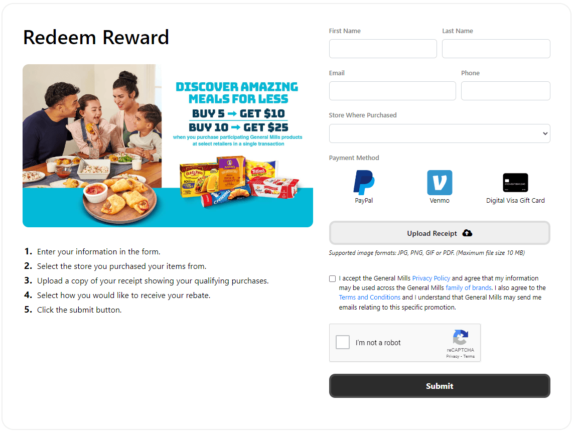 General Mills Rebate | Get 10 Products for as low as FREE + $12.89 ...