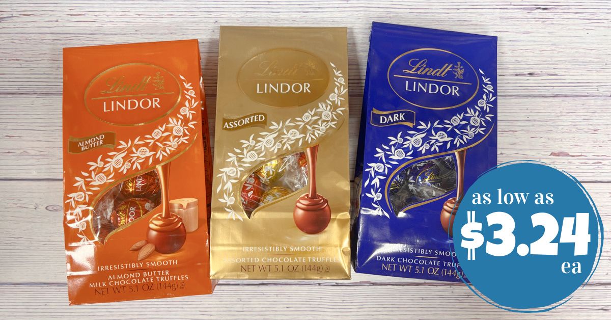 Lindt Lindor Bags as low as $3.24! - Kroger Krazy