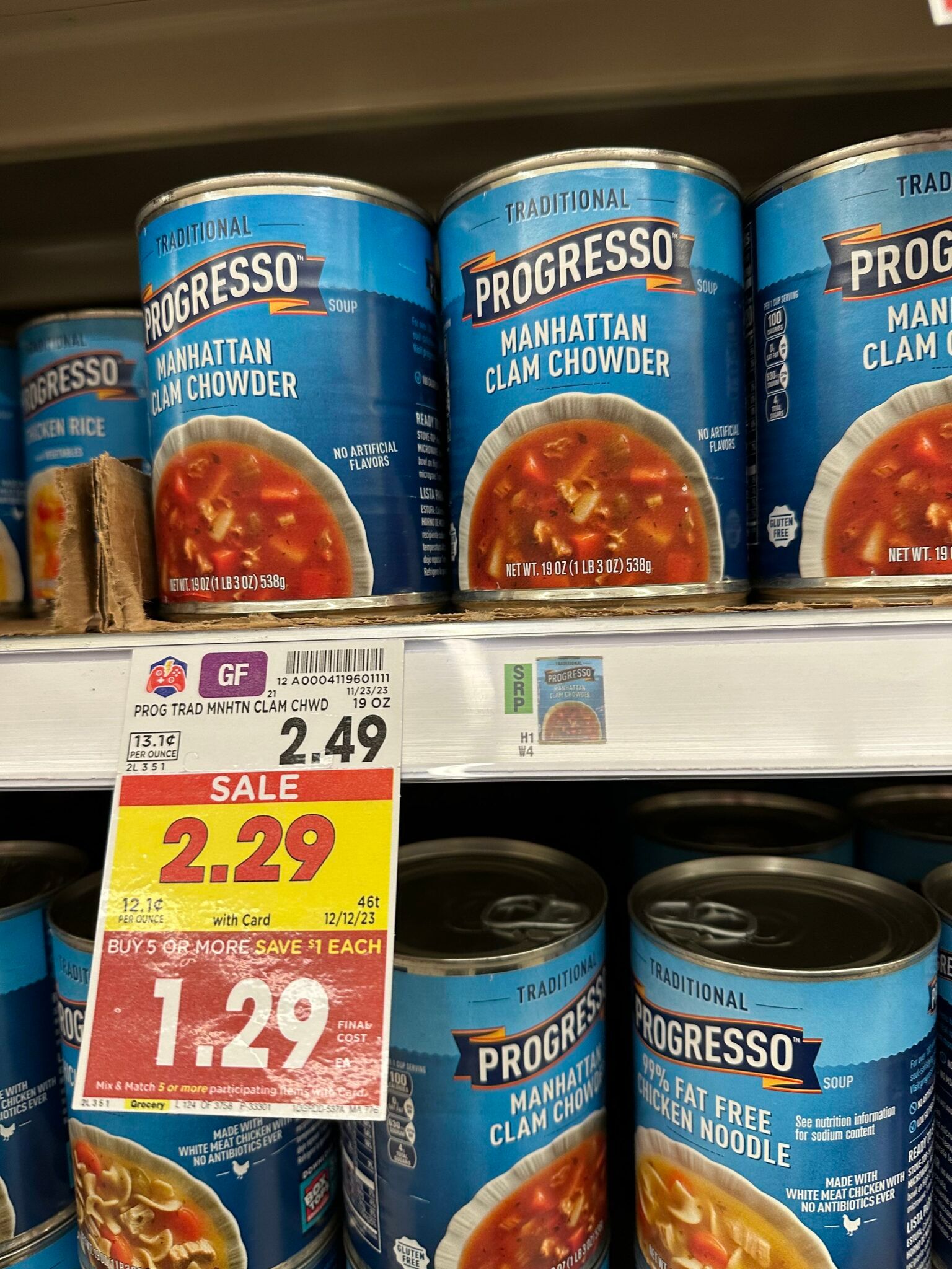 Progresso Soups as low as $1.04 each! - Kroger Krazy