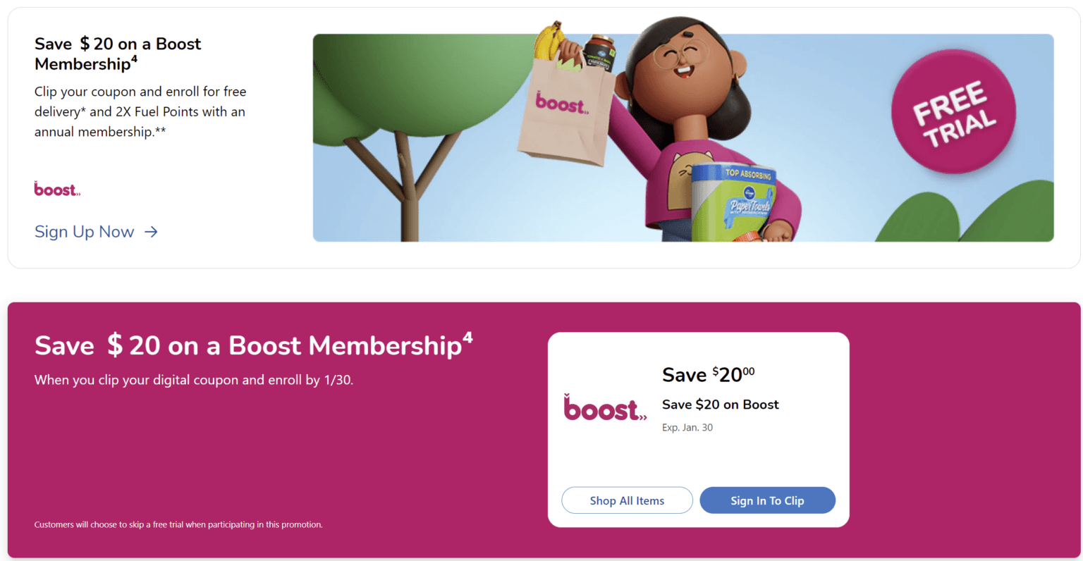 Save $20 when you Sign Up or Renew your Kroger Boost Account!! - Kroger ...