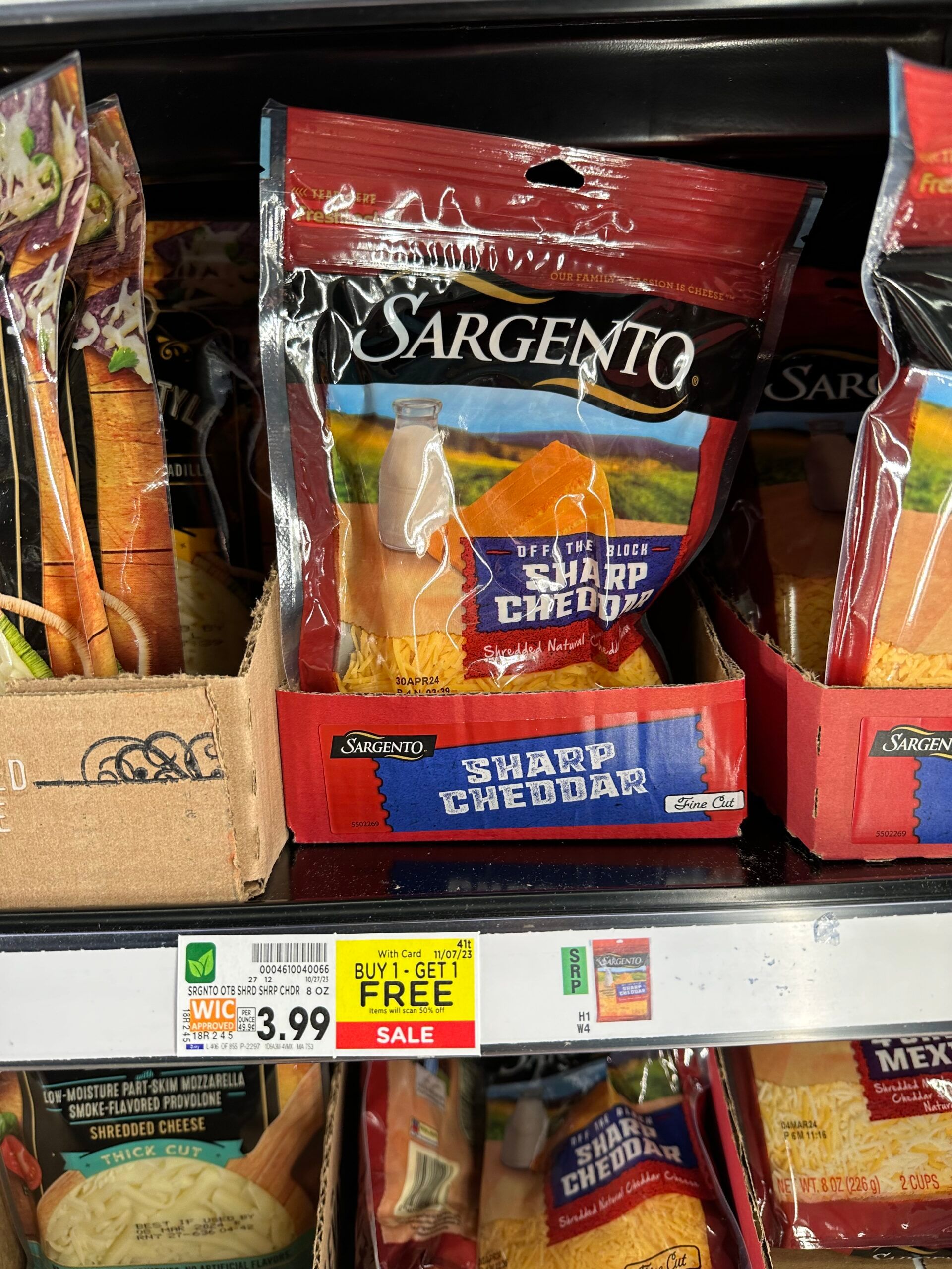 Sargento Cheese Shreds are B1G1 FREE at Kroger! - Kroger Krazy