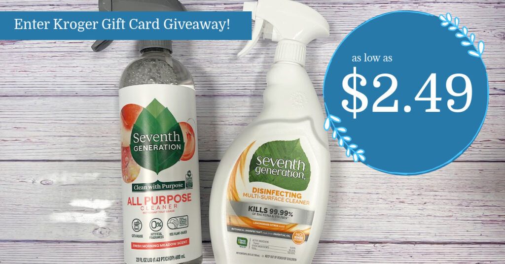 Seventh Generation® Multi-Surface Cleaners are as low as $2.49 with ...