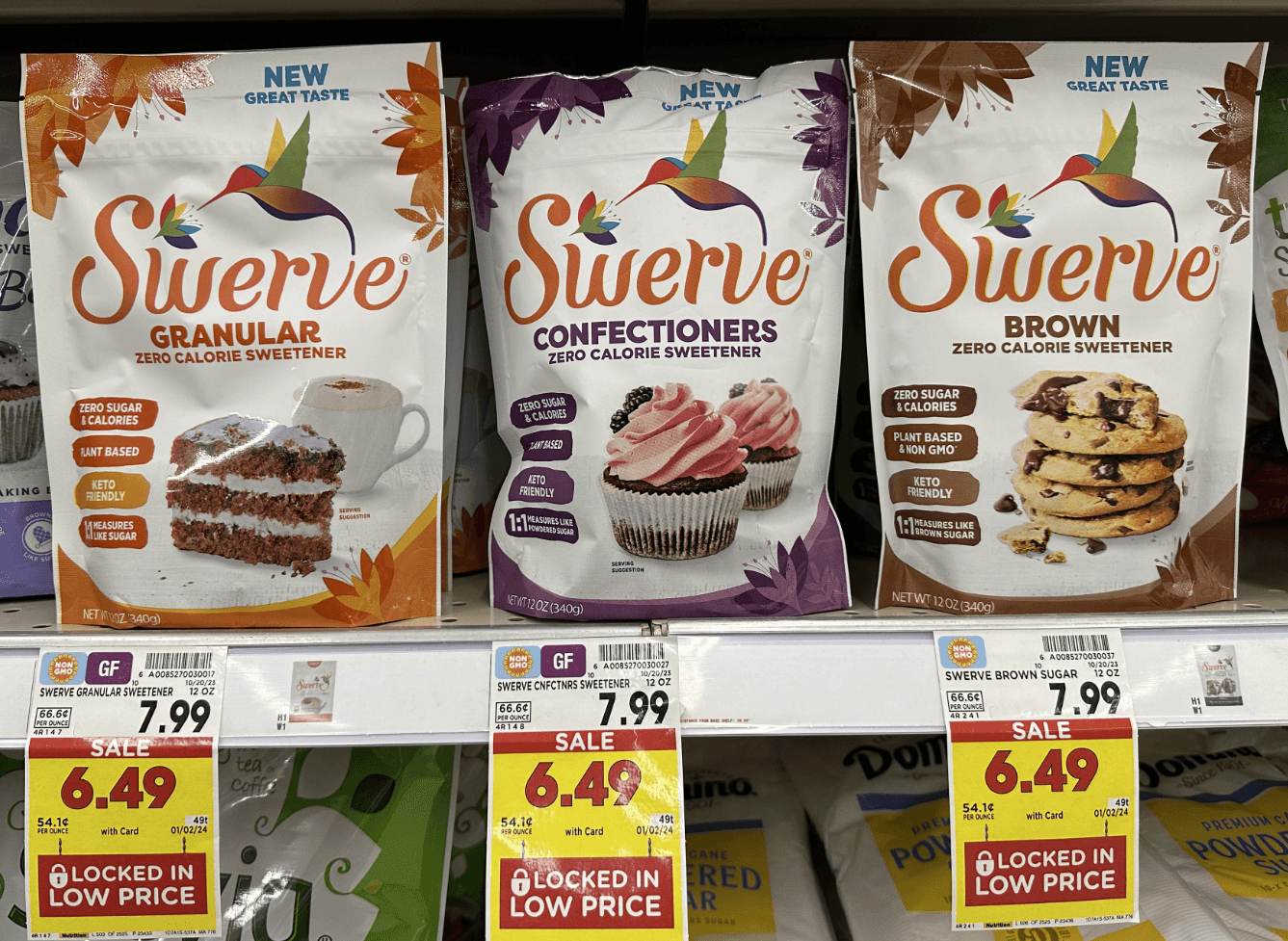 Swerve Zero Calorie Sweeteners are as low as $6.49 at Kroger! - Kroger ...