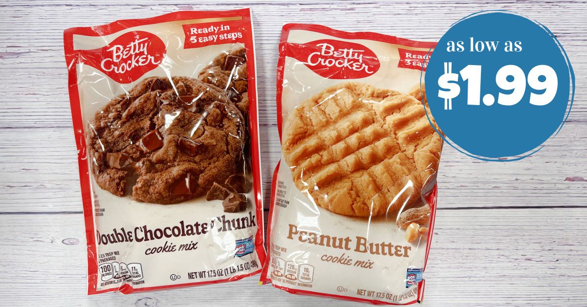 Betty Crocker Cookie Mix as low as $1.99! - Kroger Krazy