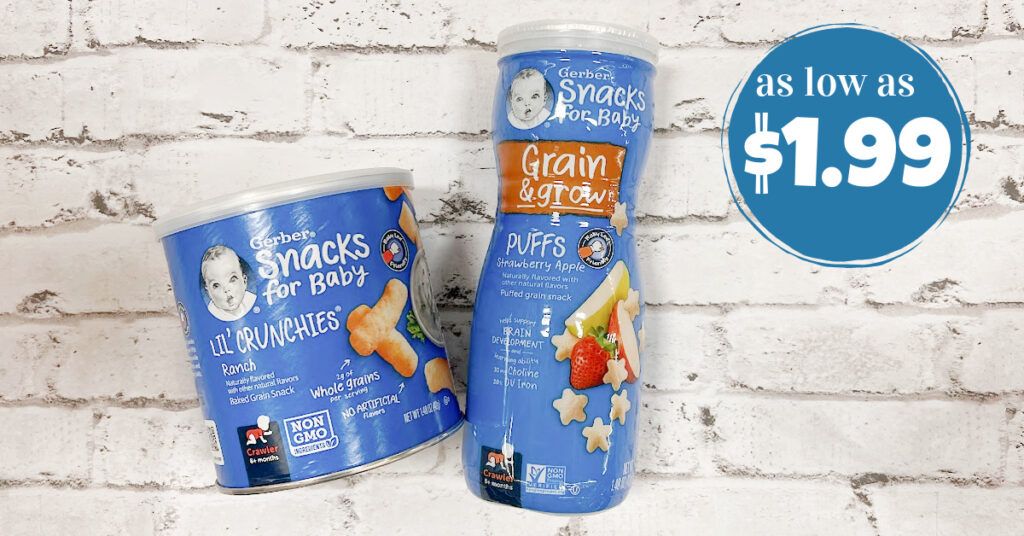 Gerber Snacks as low as $1.99! - Kroger Krazy