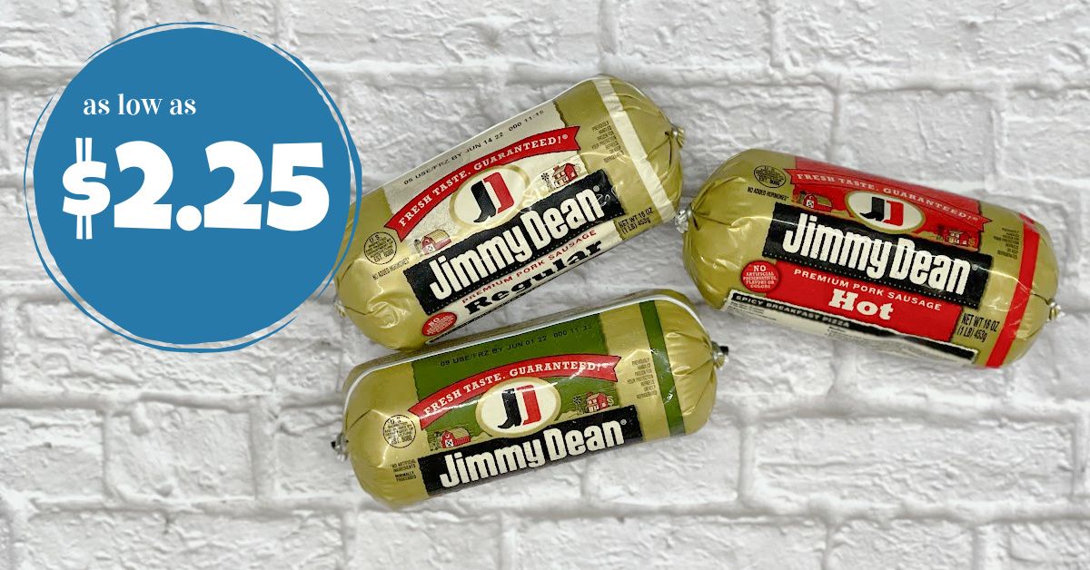 Jimmy Dean Breakfast Sausage Roll as low as $2.25! - Kroger Krazy