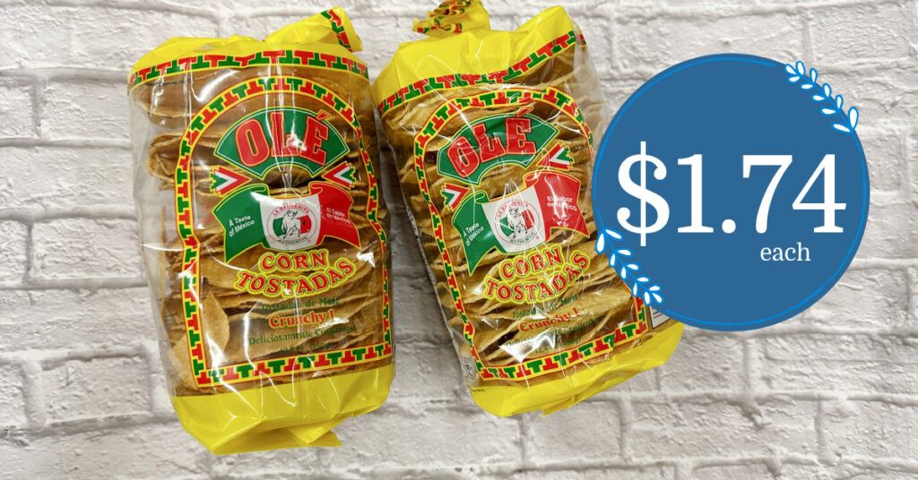 Ole Crunchy Corn Tostadas are B1G1 FREE at Kroger! - Kroger Krazy