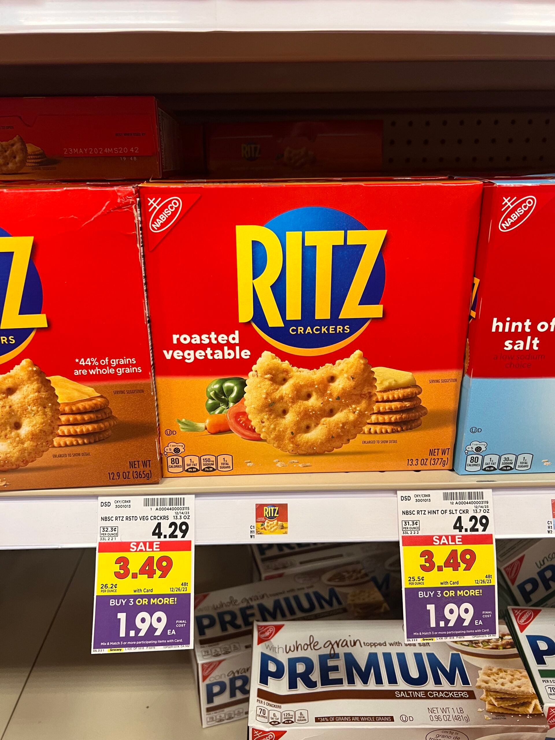 Ritz Crackers as low as $1.32! - Kroger Krazy