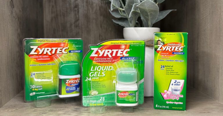 Save $10 on Adult Zyrtec (25 or 30 ct) + Children's Zyrtec (4 oz) at ...