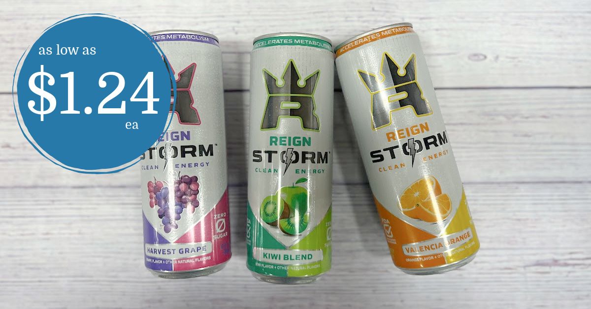 Reign Storm Energy Drink as low as $1.24! - Kroger Krazy
