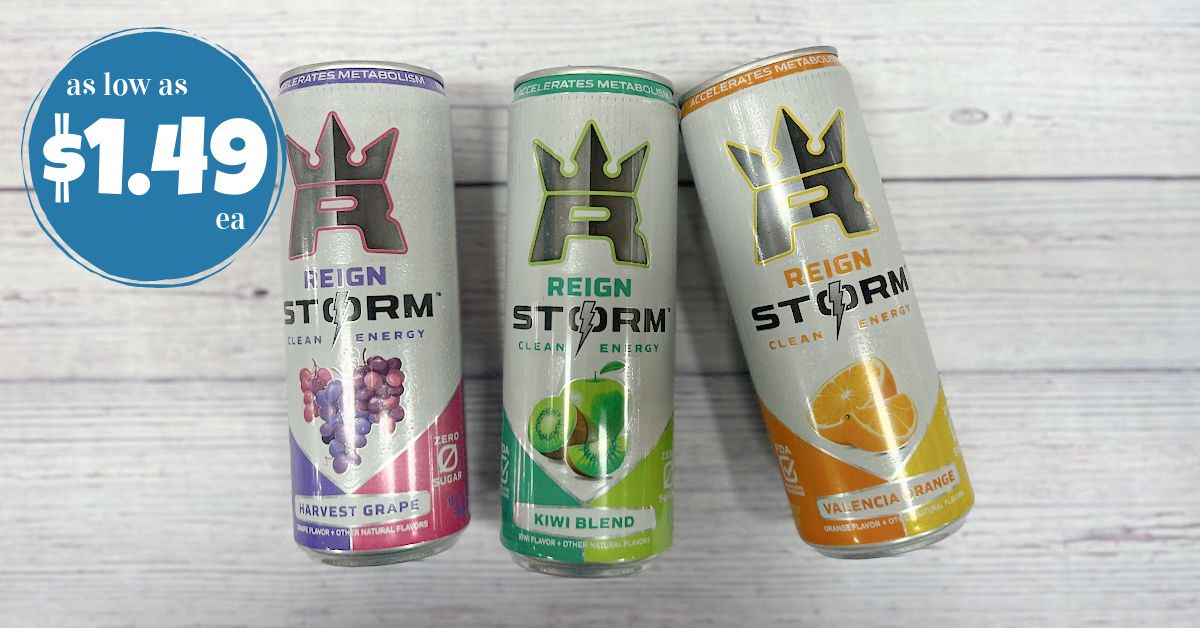 Reign Storm Energy Drink as low as $1.49! - Kroger Krazy