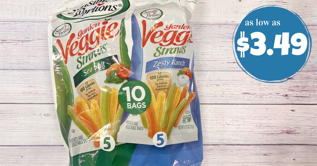 Sensible Portions Veggie Straws as low as $3.49! - Kroger Krazy
