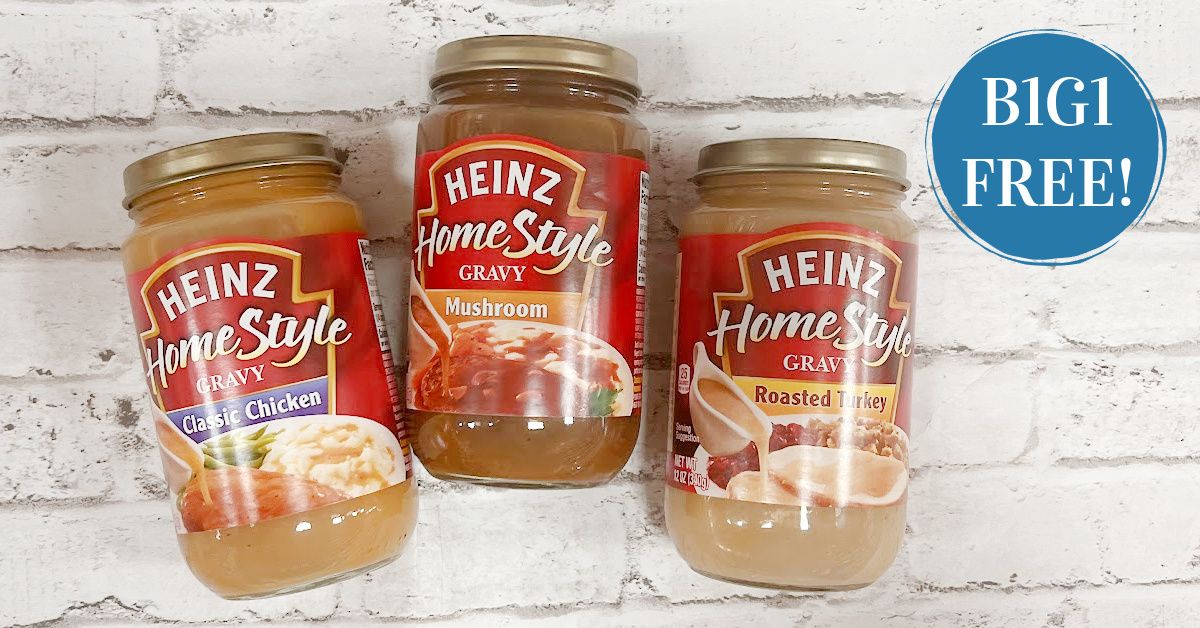 Heinz Gravy is B1G1 FREE at Kroger! - Kroger Krazy