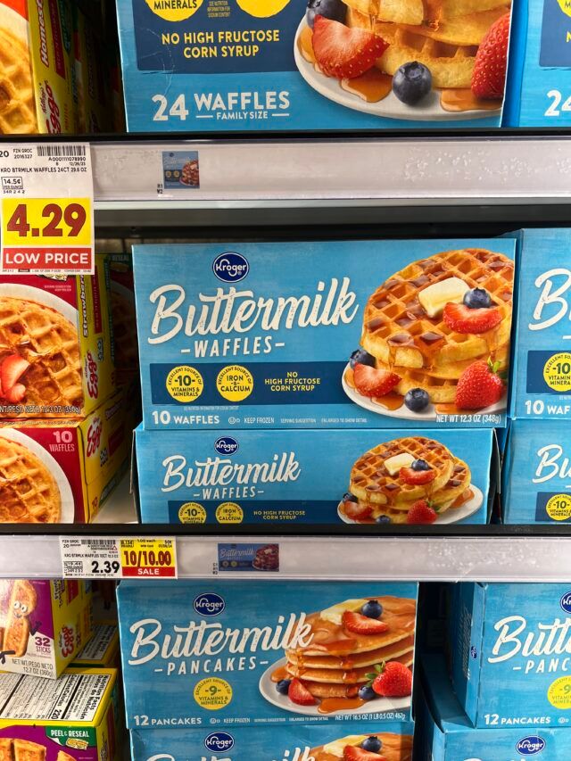 Kroger Waffles ONLY $1.00! - Kroger Krazy